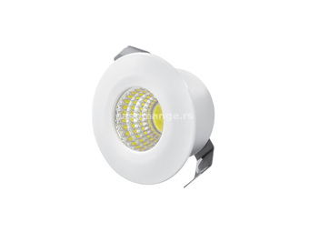 Prosto ugradna LED lampa 3W, 6000K, okrugla