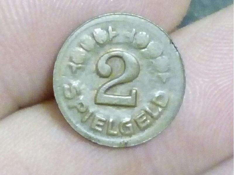 Zeton, 2 spielgeld