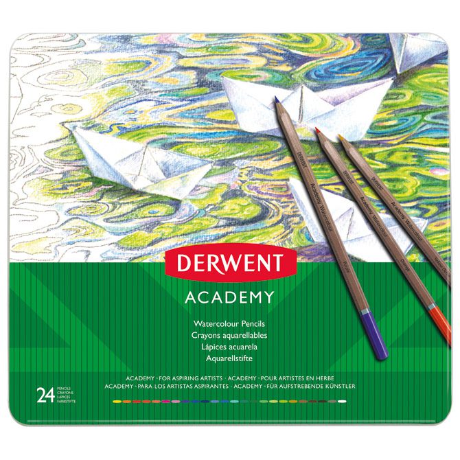 Drvene boje Aquarelle 24 Academy Derwent 2301942
