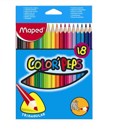 Drvene boje Maped Color Pep’s 1/18