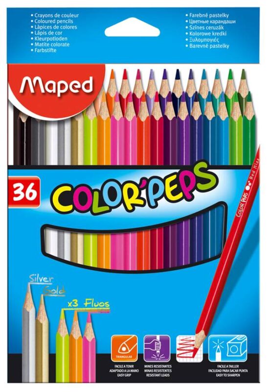 Drvene boje Maped Color Pep’s 1/36