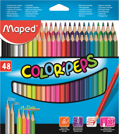 Drvene boje Maped Color Pep’s 1/48