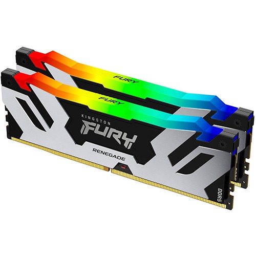 Kingston 32GB (2x16GB) DDR5 7200MT/s CL38 FURY Renegade Black RGB memorija | KF572C38RSAK2-32