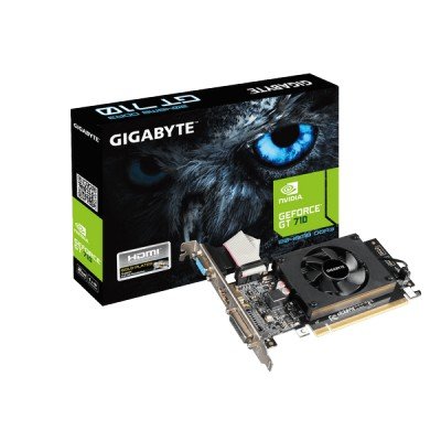 Gigabyte NVIDIA GeForce GT 710 2GB DDR3 64-bit Dual-link DVI-D / D-Sub / HDMI | GV-N710D3-2GL