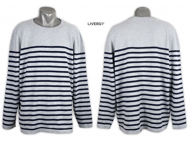 |O| LIVERGY pamučni pulover (XL 56/58)
