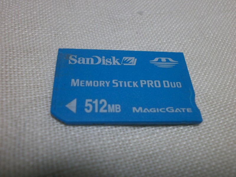 SanDisk Memory Stick Pro Duo 512Mb Magic Gate