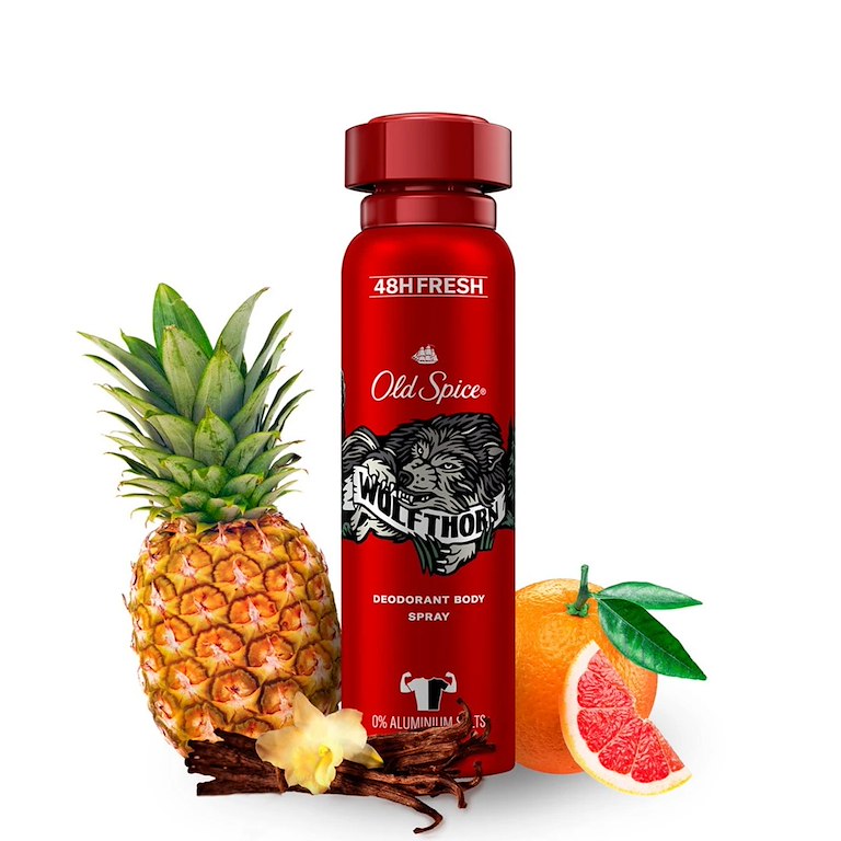 OLD SPICE DEO 150ML WOLFTHORN