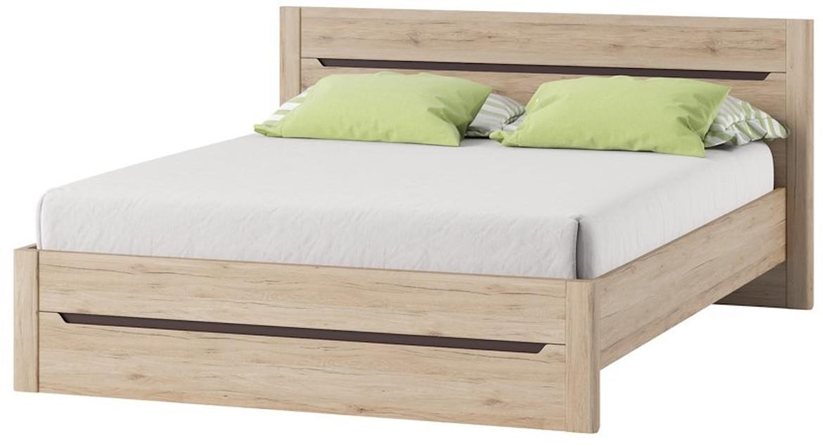 Desjo 50 krevet bez podnice 160x208x90 cm natur (San Remo hrast)