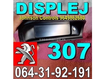 DISPLEJ Pežo 307 Peugeot . Johnson Controls 9649862680