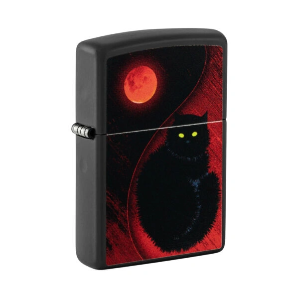 Zippo Upaljač Black Cat Design 48453