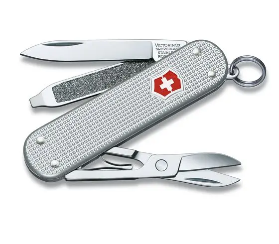 Victorinox Classic 58mm Silver Alox 0.6221.26