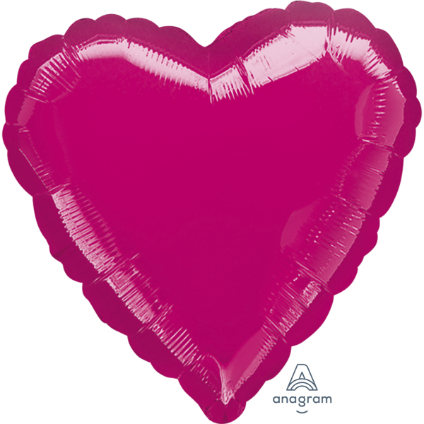 991407292
18″ Foil Metallic Fuchsia Heart