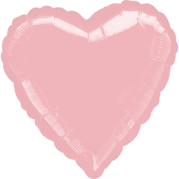 991407892
18″ Foil Metallic Pastel Pink Heart