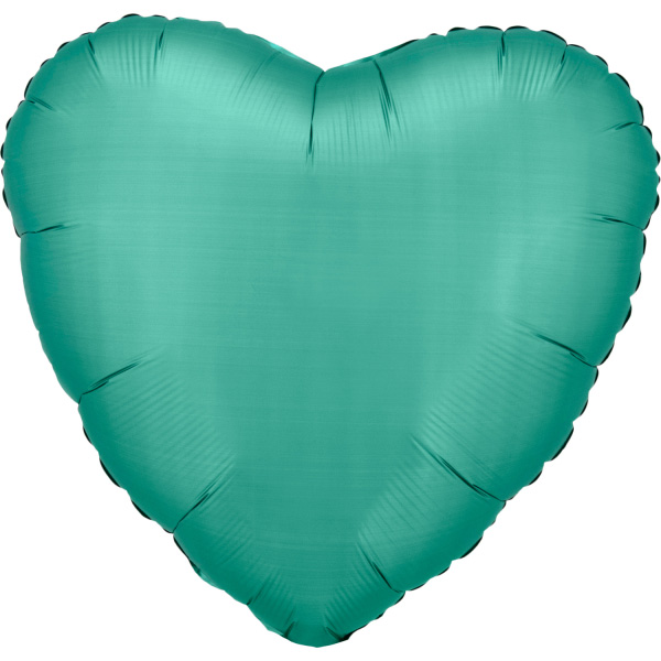 9914105
18″ Foil Silk Lustre Jade Green Heart