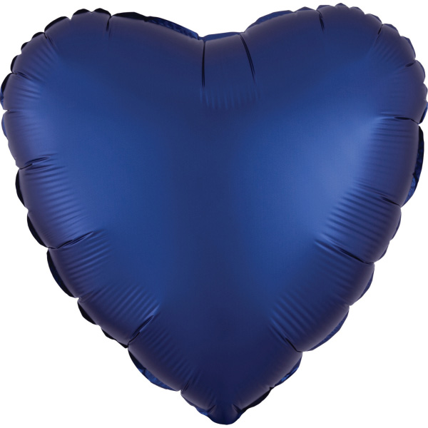 9914111
18″ Foil Silk Lustre Navy Blue Heart