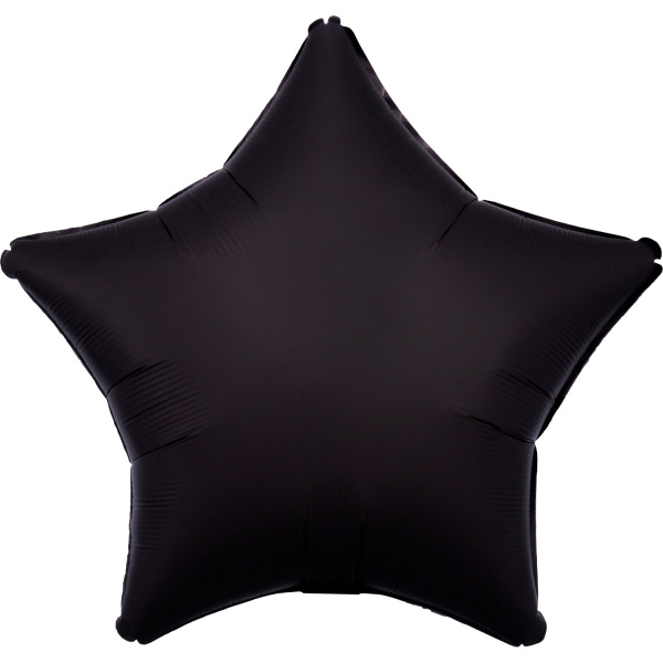 9914115
18″ Foil Silk Lustre Black Star
