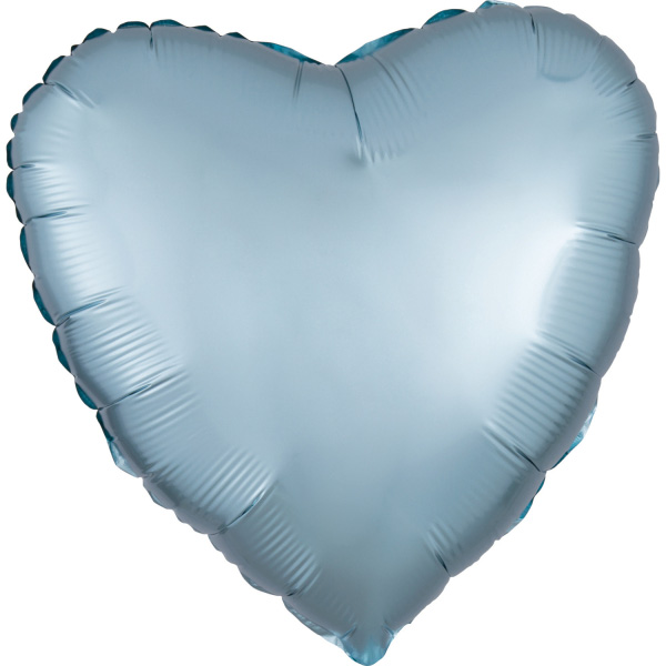 9914117
18″ Foil Silk Lustre Pastel Blue Heart