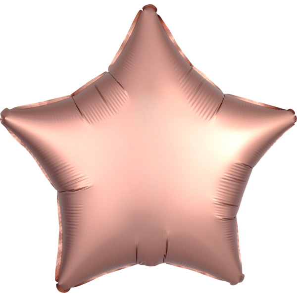 9914133
18″ Foil Silk Lustre Rose Copper Star