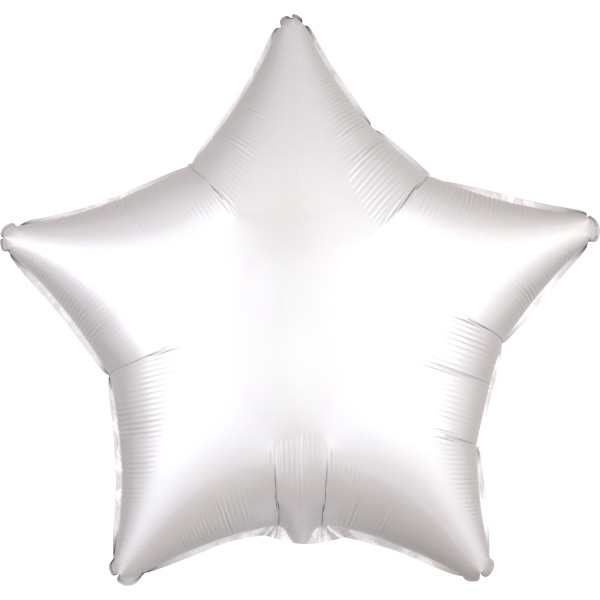 9914142
18″ Foil Silk Lustre White Star