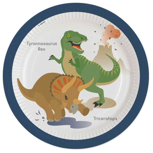 990396966
8 Plates Happy Dinosaur