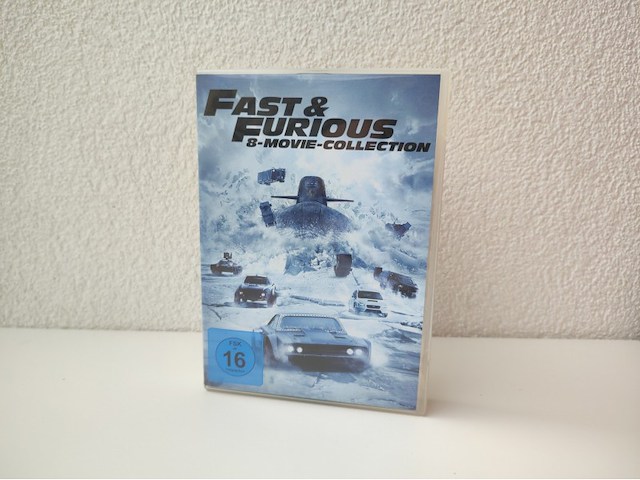 Fast and Furious 8-Film Collection (1-8) DVD set