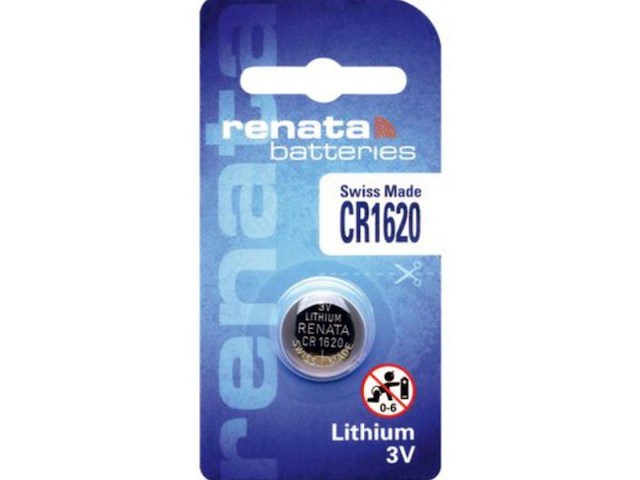 Renata baterija CR 1620 3V Litijum baterija dugme, Pakovanje 1kom