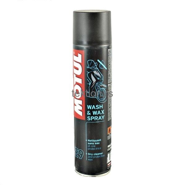 Motul MC Care E9 Wash & Wax sprej 400ml za čišćenje motocikala bez vode