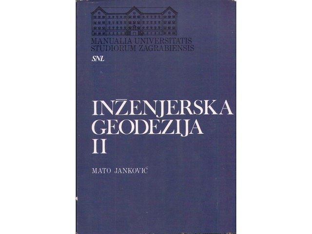 INŽENJERSKA GEODEZIJA II - Mato Janković