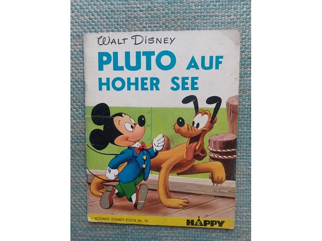 Walt Disney Pluto auf hoher see