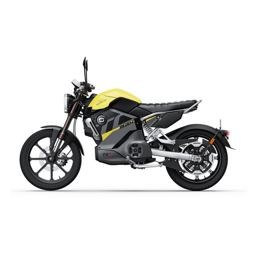 Super Soco TC Max Electric Motorcycle Golden Yellow