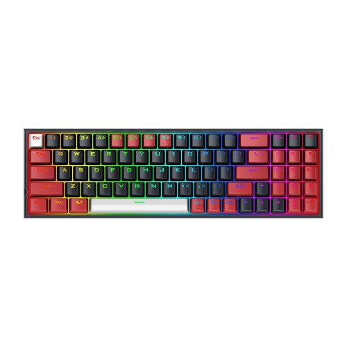 Pollux K628-RGB Pro Wired/Wireless Mechanical RGB Gaming Keyboard (red switch)