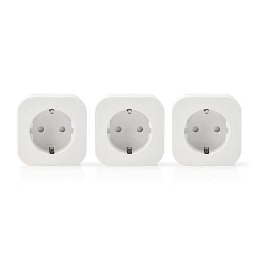 Nedis Wi-Fi Smart Plug Schuko Type F 10 A 3-Pack