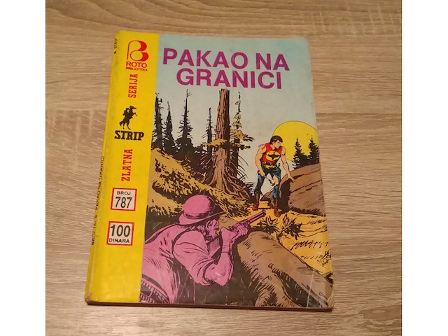 STRIP ZAGOR 787 PAKAO NA GRANICI