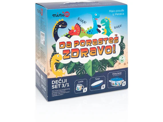 Metalac Dečiji set mini m Dino 3u1