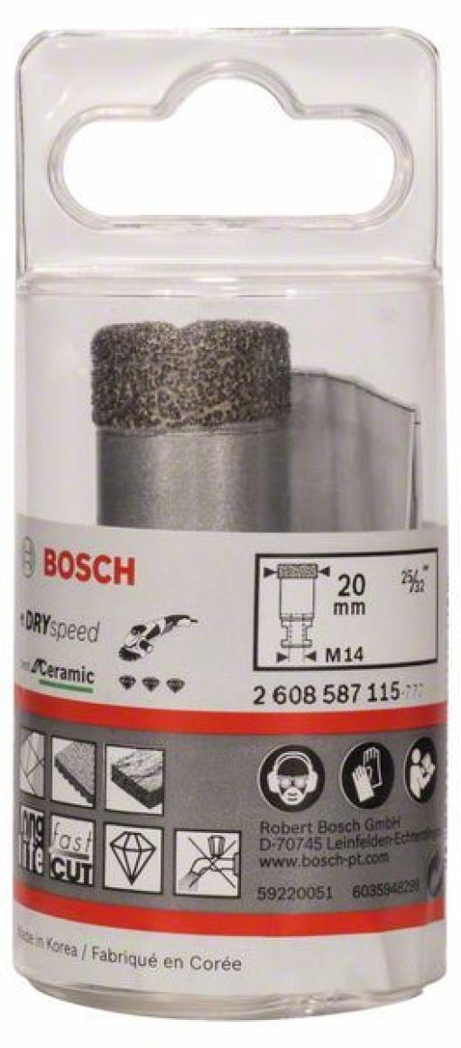 Dijamantska burgija za suvo bušenje Dry Speed Best for Ceramic Bosch 2608587115, 20 x 35 mm