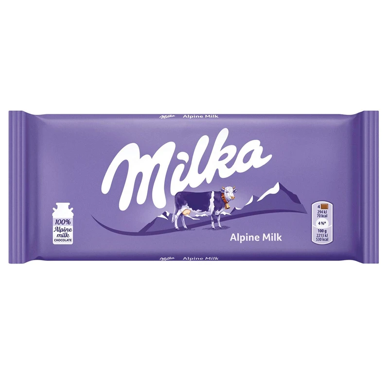 Milka mlečna čokolada Alpine, 80g
