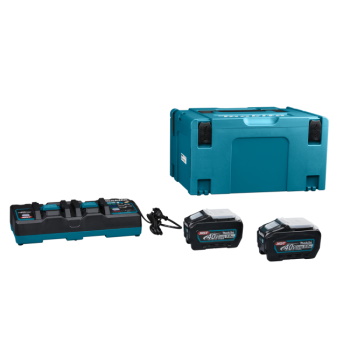 Makita set punjač i 2 baterije XGT u Makpac koferu DC40RB,BL4050Fx2 191U13-9