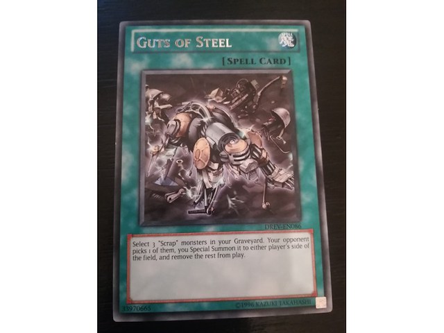 Yu-GI-OH!- Guts of Steel  (Rare)