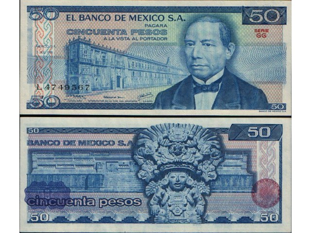 Mexico 50 Pesos 1981. UNC.