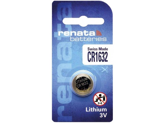 Renata baterija CR 1632 3V Litijum baterija dugme, Pakovanje 1kom