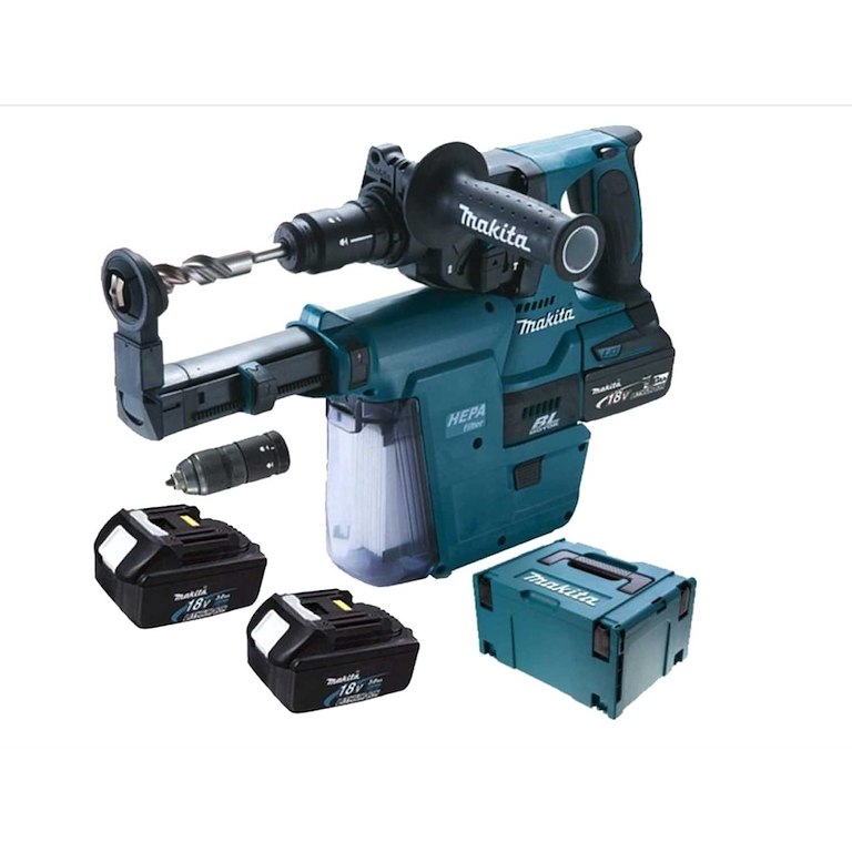 DHR243RTJ1 Akumulatorska bušilica-čekić MAKITA SDS+ 18V 5.0Ah