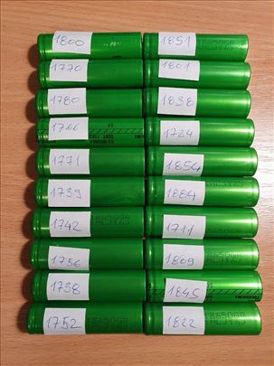 18650 baterija lithium-ion 20kom SONY 1700+ LOT