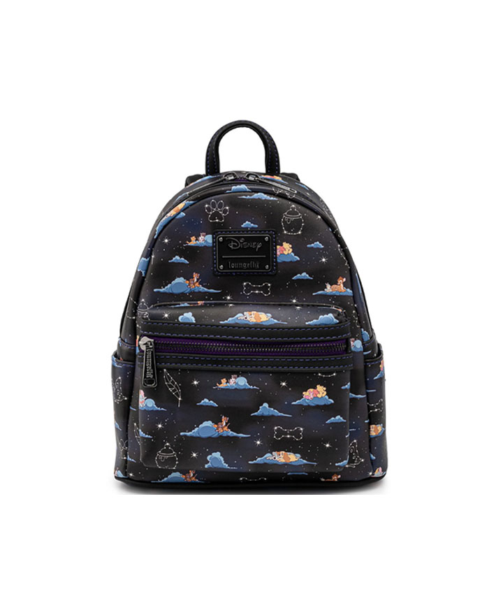 RANAC DISNEY CLASSIC CLOUDS MINI AOP BLACK Loungefly