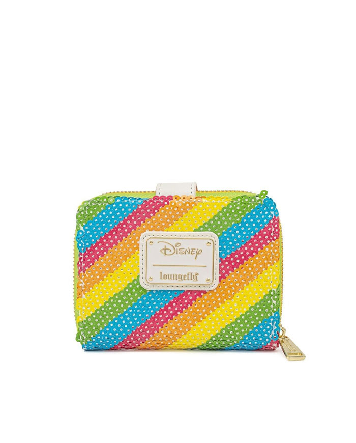 NOVČANIK SMALL SEQUIN RAINBOW DISNEY MC Loungefly