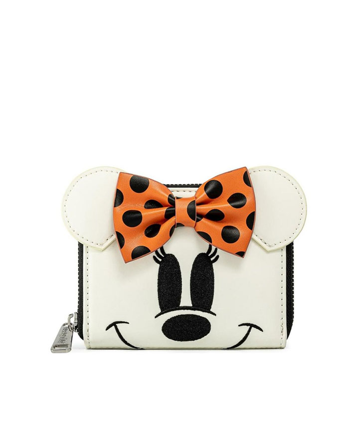 NOVČANIK DISNEY GHOST MINNIE GLOW IN DARK WHITE Loungefly