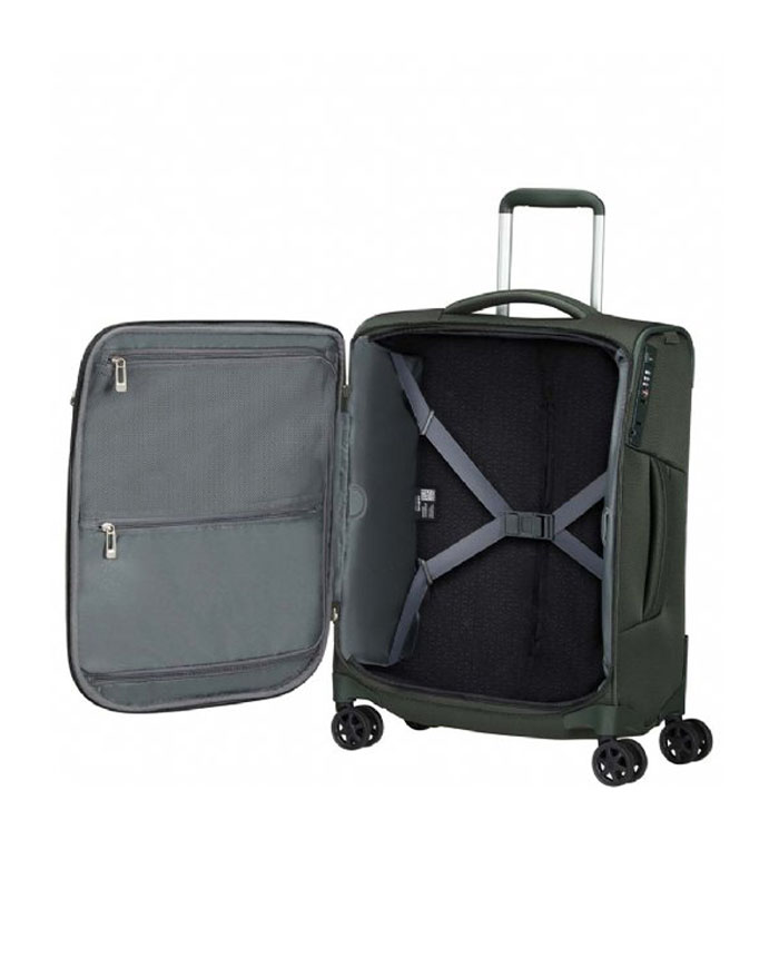 KOFER RESPARK-SPINNER 55/20 STRICT FOREST GREEN TROLLEY Samsonite