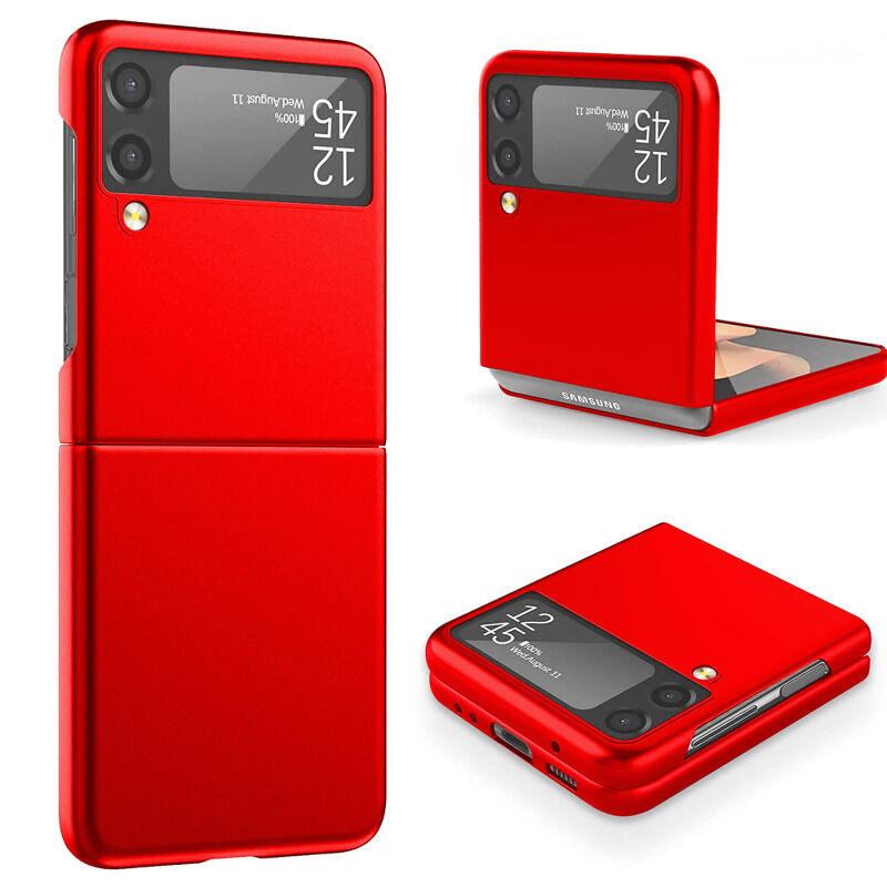 Maskica Elegant Fold za Samsung F721B Galaxy Z Flip 4 5G crvena