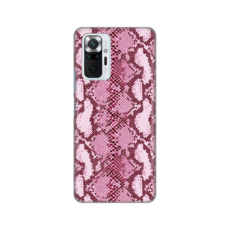 Maskica Silikonska Print za Xiaomi Redmi Note 10 Pro/10 Pro Max Pink Snake
