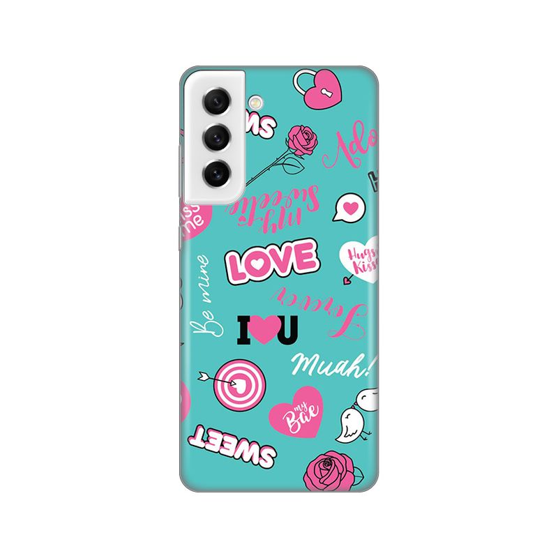 Maskica Silikonska Print za Samsung G990 Galaxy S21 FE Love
