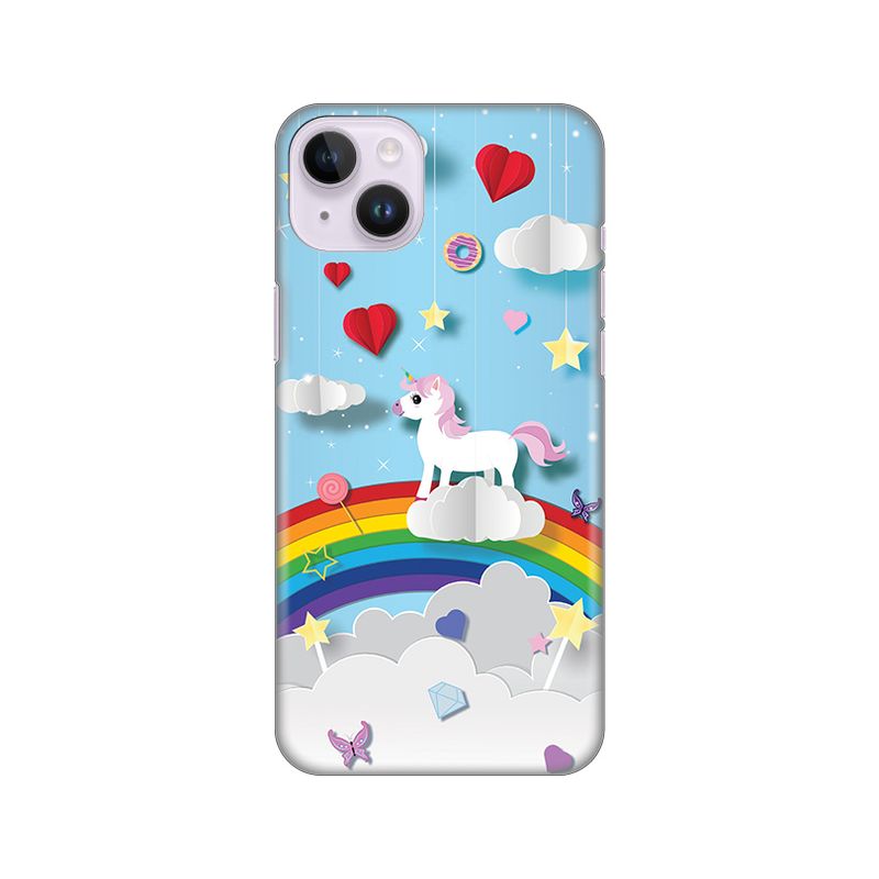 Maskica Silikonska Print za iPhone 14 Plus 6.7 Unicorn